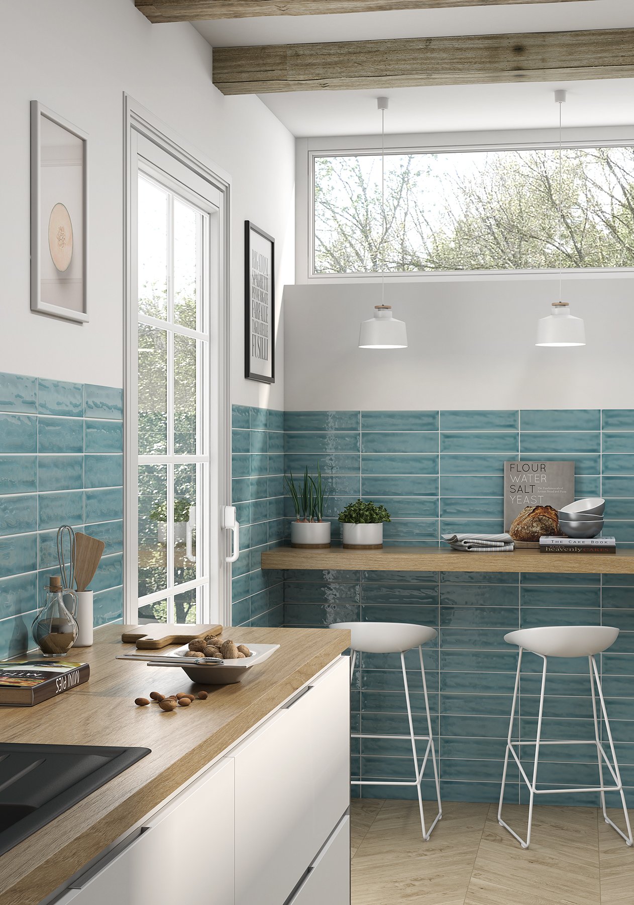 Flow tiles. Ceramic Wall - Roca Tile USA