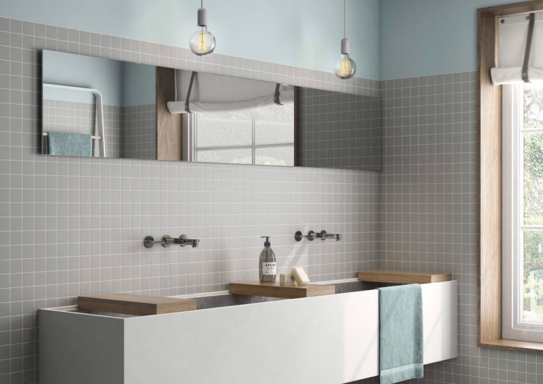 CC Mosaics tiles. Glazed Porcelain - Roca Tile USA