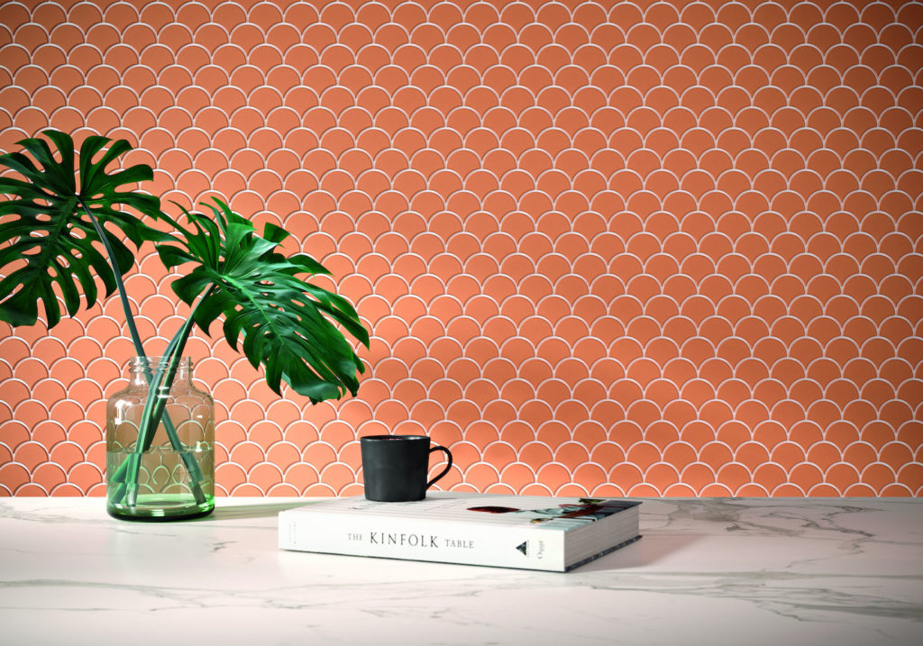 Ceramic Wall Art: Wallpaper with Tiles